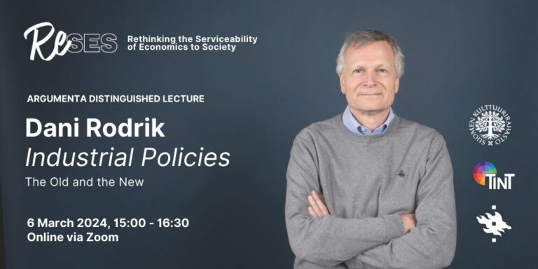 Dani Rodrik: Industrial Policies │ ReSES AD Lecture – ReSES